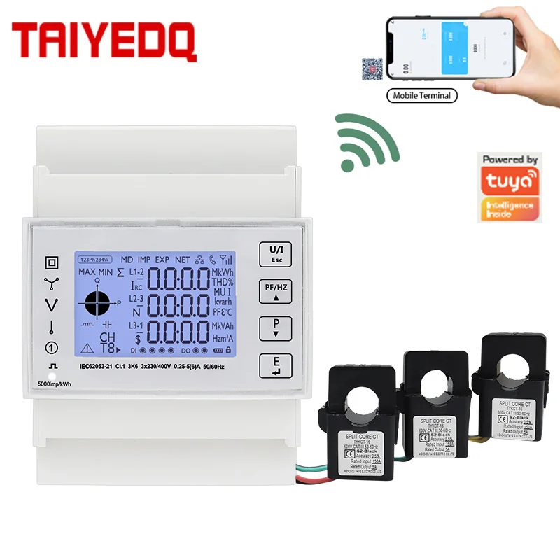 WiFi-Smart-Electric-Energy-Wattmeter-Meter-3-Phase-kWh-Bidirectional ...