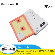 2 قطعة فلتر الهواء المقصورة تصفية لأودي A3 8Y 4th 1.4TFSI CUKB التشيك ...