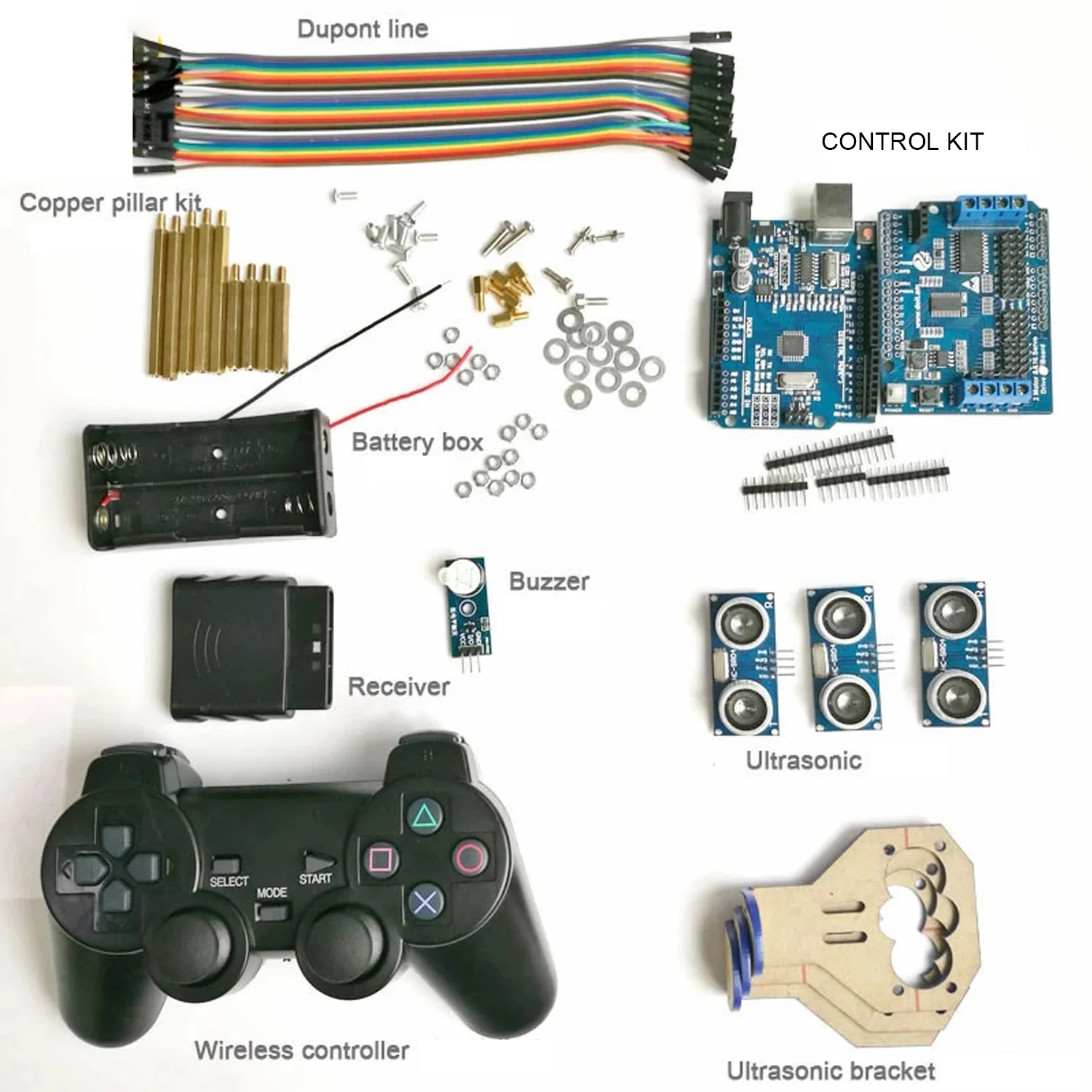 Kit de Control de mango inalámbrico con Control + Placa de ...