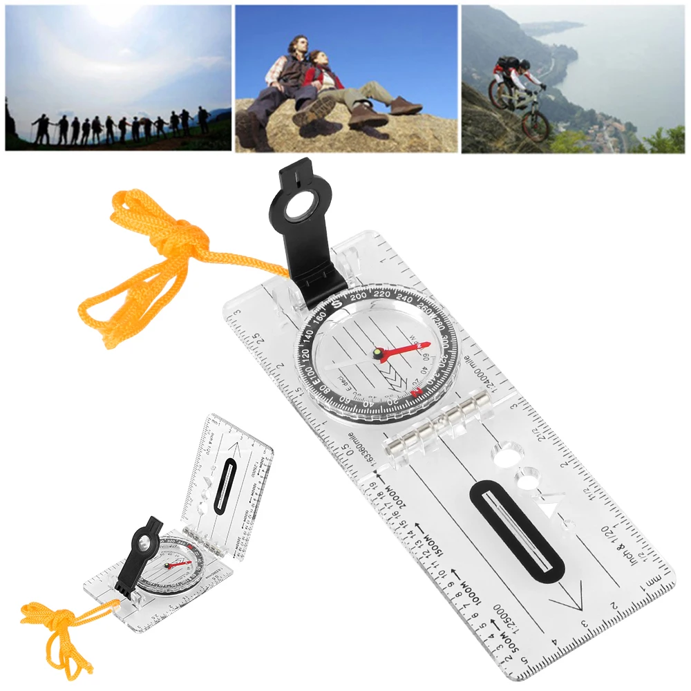 Compass-Map-Scale-Ruler-for-Outdoor-Hiking-Camping-Survival ...