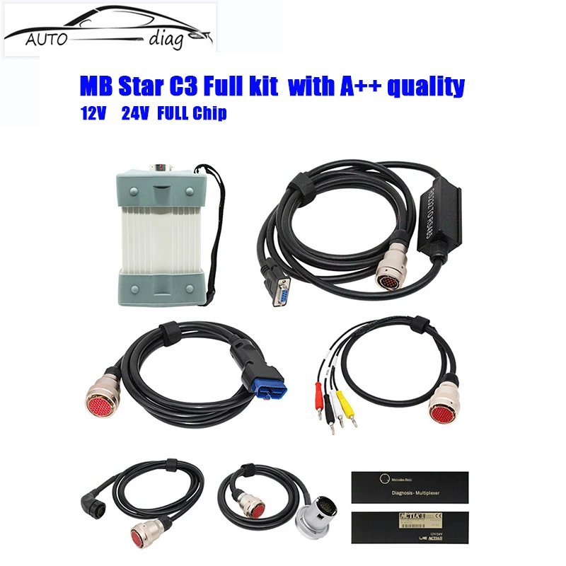 Mb Star C3 Pro with Full Chip Support 12V and 24V MB Star C3 ...
