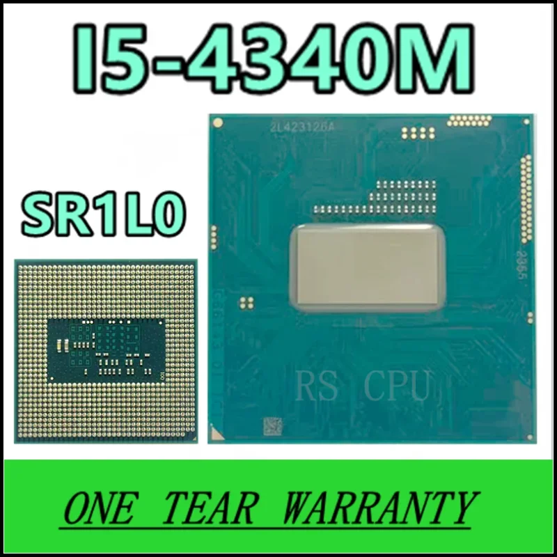 Prosesor 쿼드 스레드 듀얼 코어 소켓, I5 4340M I5-4340M SR1LO 2.9 GHz, 3M 37 와트, G3 ...