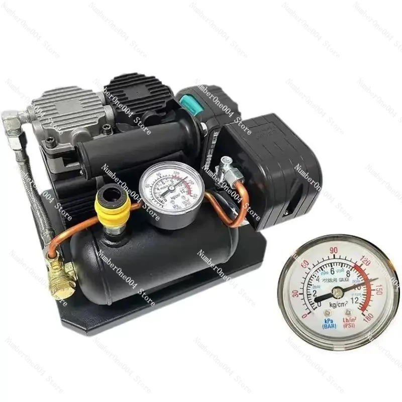 1.5L Silent Brushless Wireless Air Pump Portable Air Compressor Mini ...