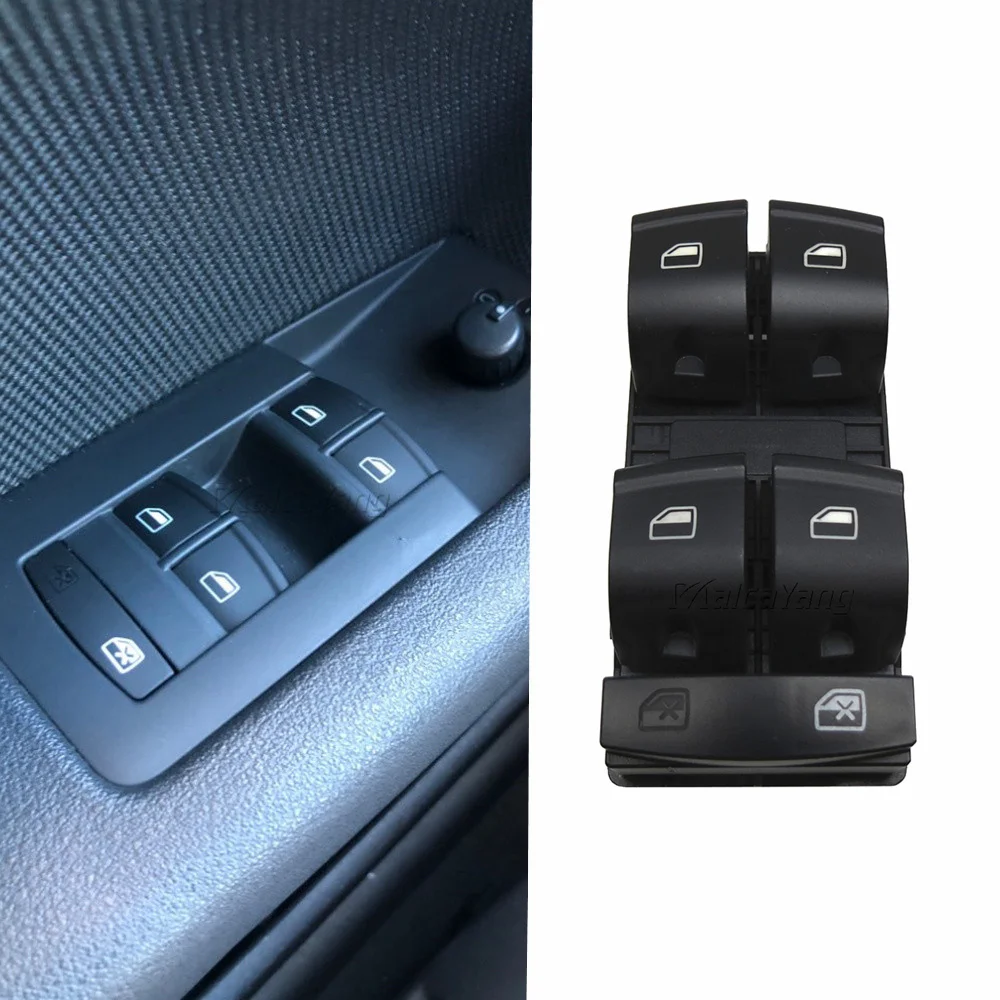 4f0959851f Master Power Window Switch For Audi A3 8p1 8pa 2003-2014 Fit ...