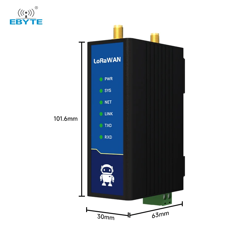 LoRaWAN Gateway Wireless Modem 470/868/915MHz SX1302 Built in PA+LNA ...