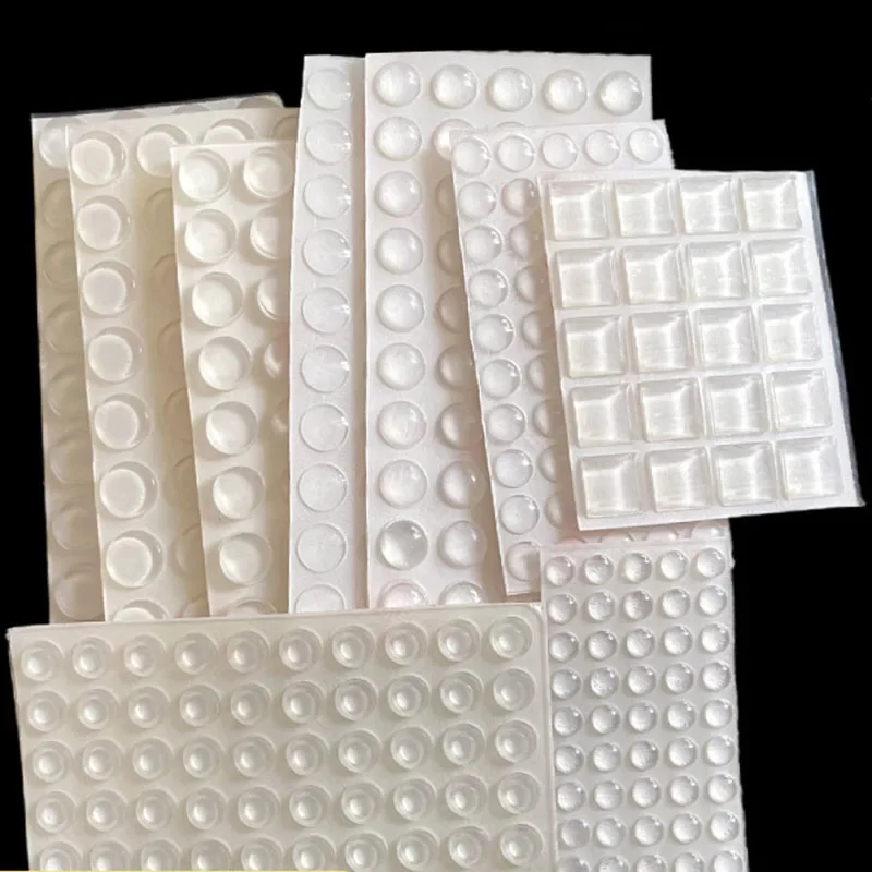 Transparent-PVC-Crash-Pad-Transparent-Self-Adhesive-Door-Stopper-Rubber ...