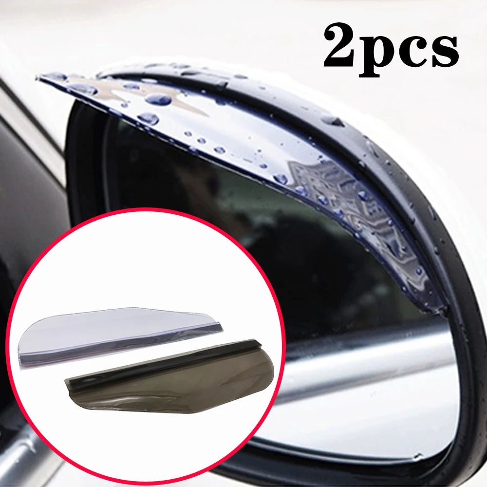 2-Pcs-Mirror-Rain-Visor-Guard-Car-Rain-Visor-Flexible-Mirror-Cover ...