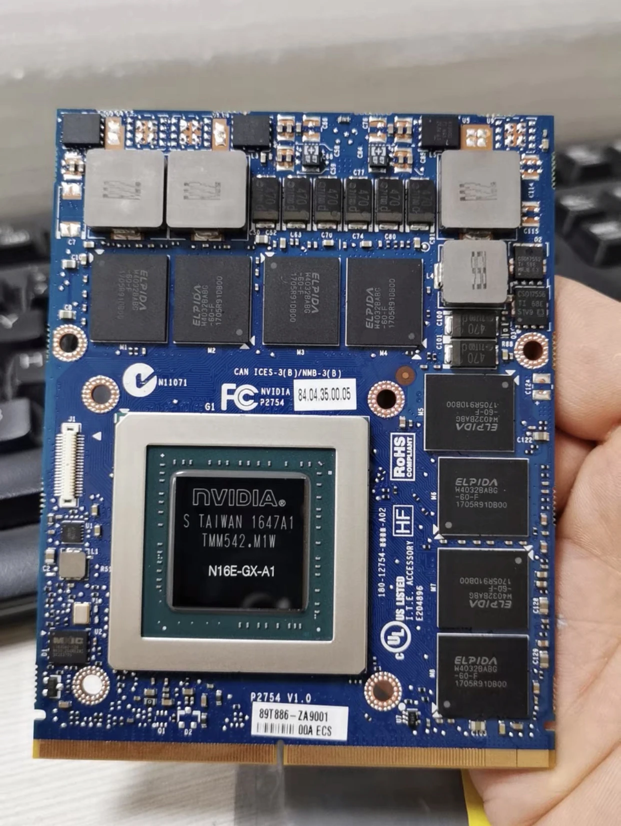 New-Original-GTX980M-GTX-980M-8G-GDDR5-MXM-N16E-GX-A1-Video-Graphics ...