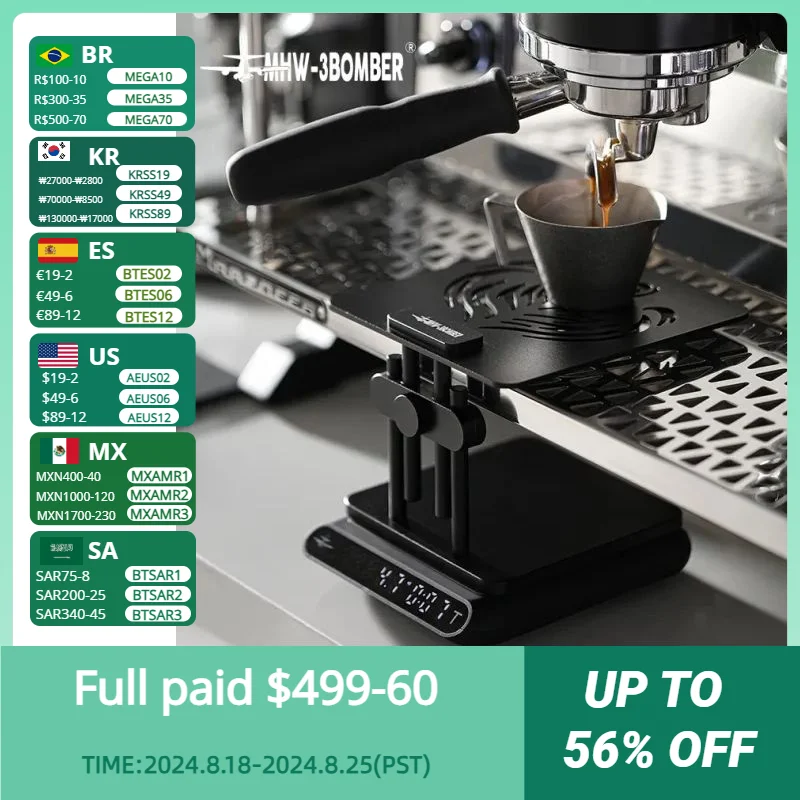 Coffee-Weighing-Rack-Espresso-Machine-Electronic-Scale-Weighing-Stand ...