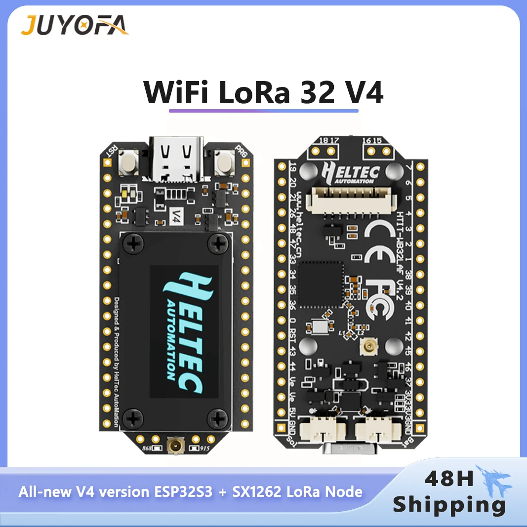 Meshtastic New LoRa 32 V4 Solar Powered Dev-Board with ESP32 SX1262 and ...
