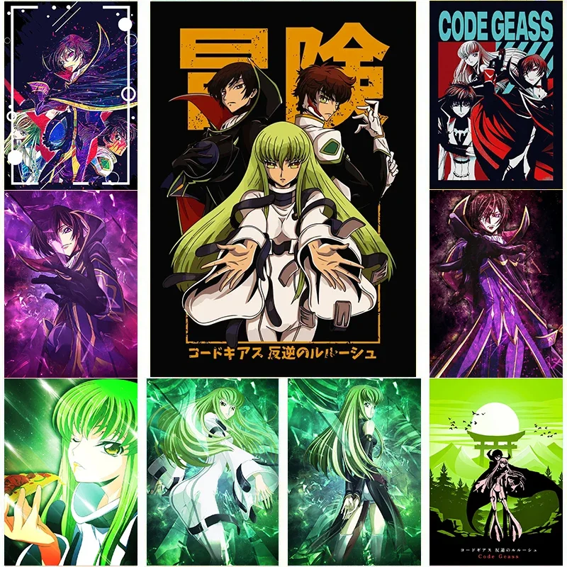 Code-Geass-Lelouch-of-the-Revolution-Anime-Posters-pintura-en-lienzo ...
