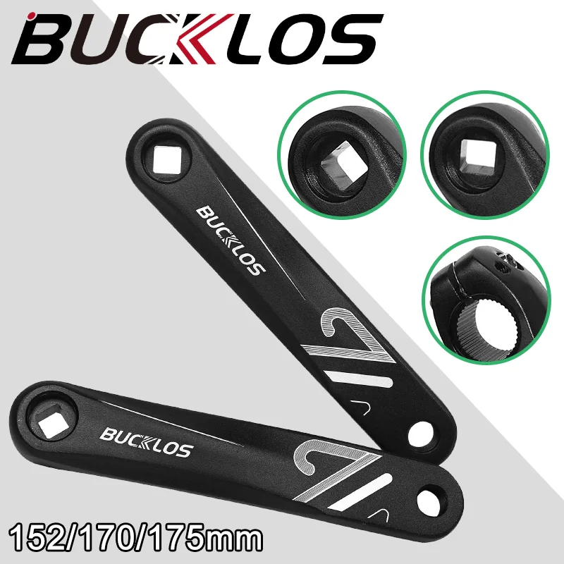 BUCKLOS Bike Crank Arm 152mm 170mm 175mm Bicycle Replacement Crank Arm ...