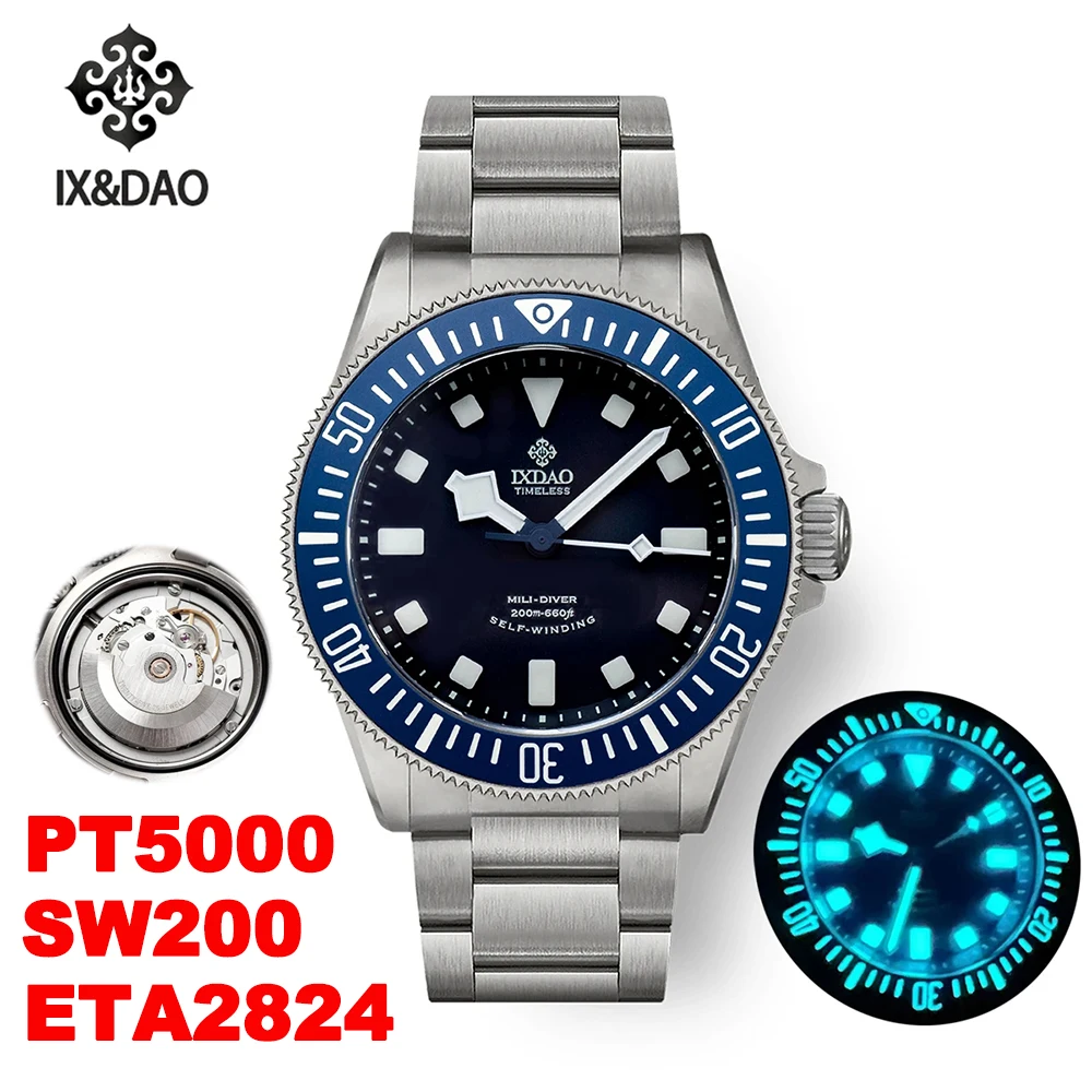 IPOSE-IXDAO-Automatic-Mechanical-Wristwatch-Luxury-PT5000-SW200-ATA2840 ...