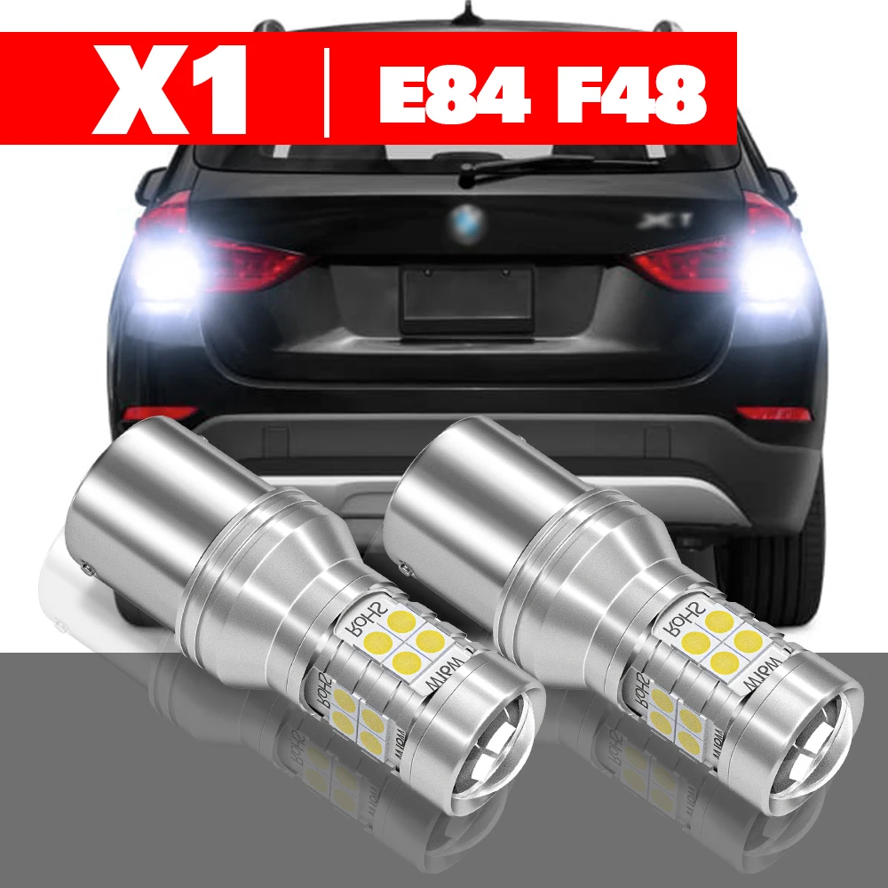 BMW X1 E84 F48 2009 2018 액세서리 2pcs LED 역방향 백업 램프 2010 2011 2012 2013 ...