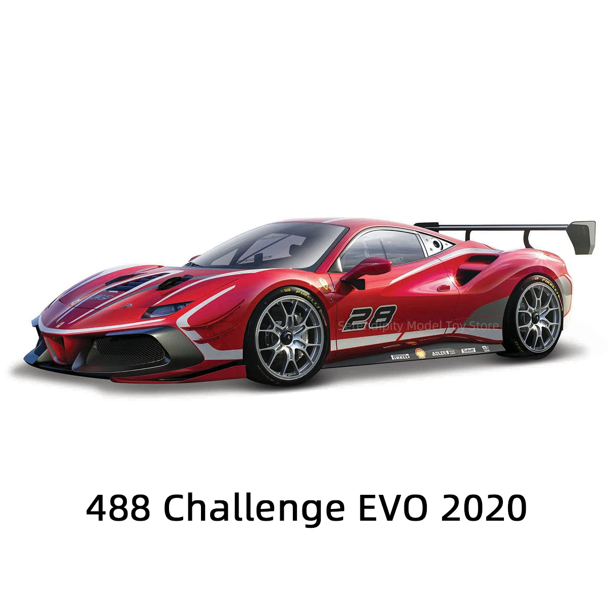 Ferrari 488 Challenge Evo | Static Die Cast Vehicles | Ferrari 1 43 Car ...