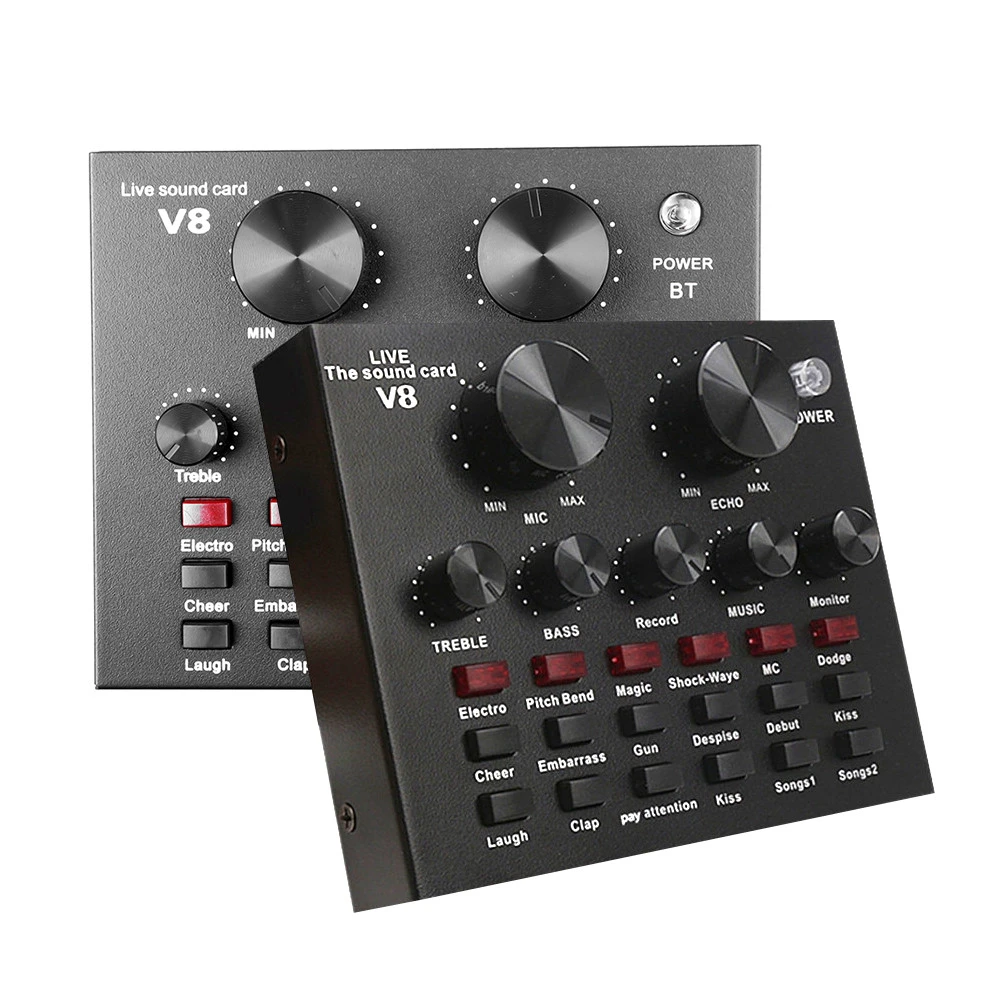 V8-Audio-Mixer-External-USB-Headset-Microphone-Live-Broadcast-Streaming ...