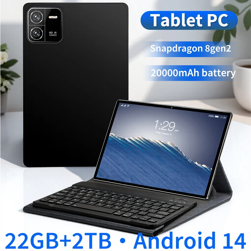 Pad 6 Pro Tablets 22GB+2TB Tablet 11.1 inch Android 14 20000mAh 5G Dual ...