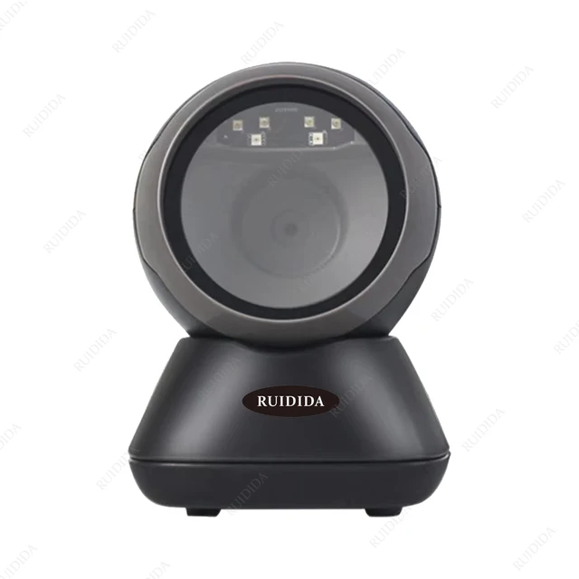 2D Desktop Barcode Scanner Omnidirectional Hands-Free Wired USB Big ...