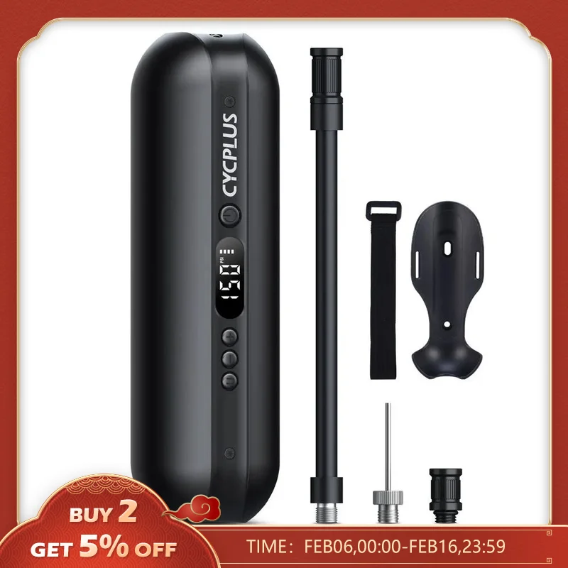CYCPLUS-A2-Air-Compressor-Wireless-Bicycle-Pump-for-Car-Tire-High ...