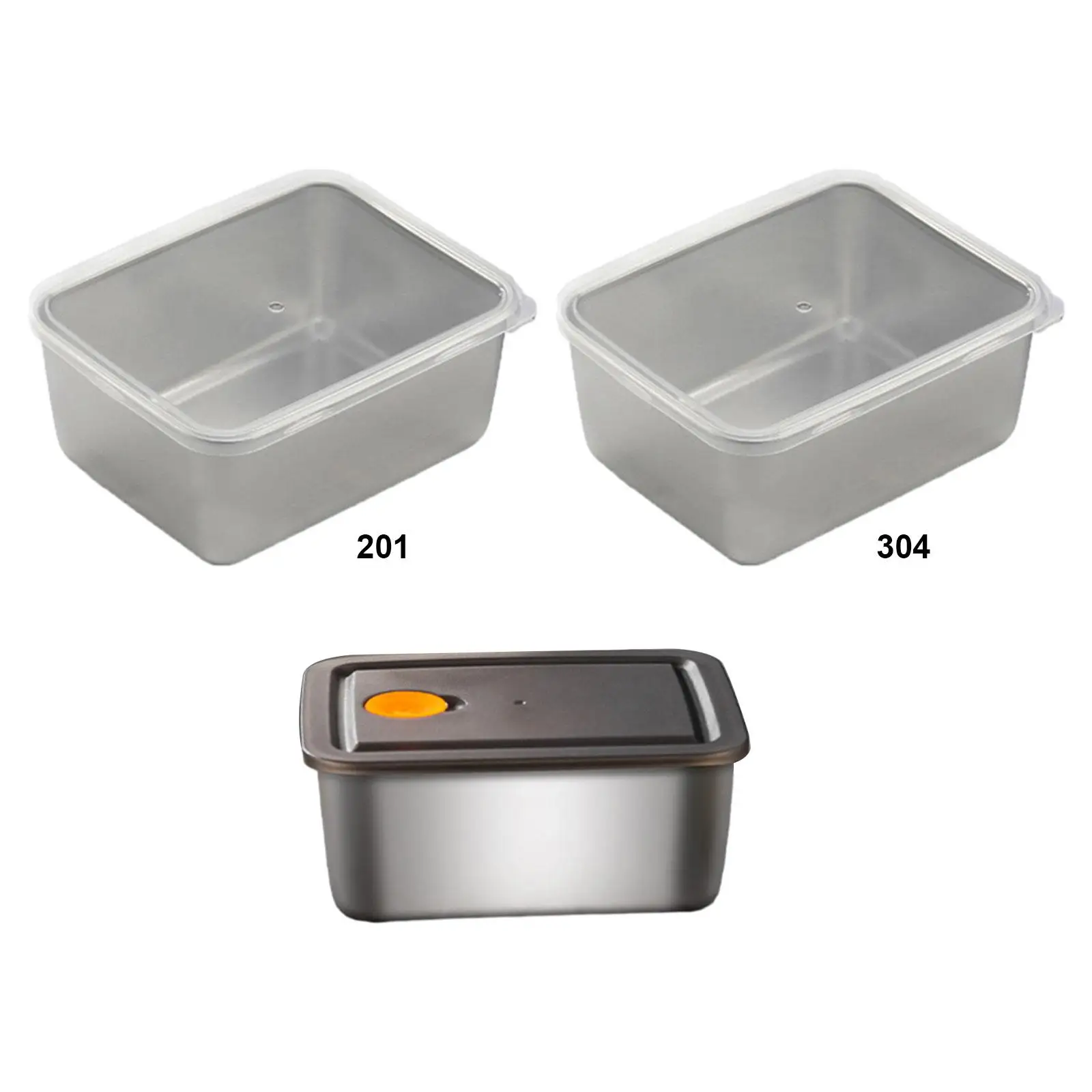 Stainless-Steel-Food-Containers-Kitchen-Organization-Reusable-Leakproof ...