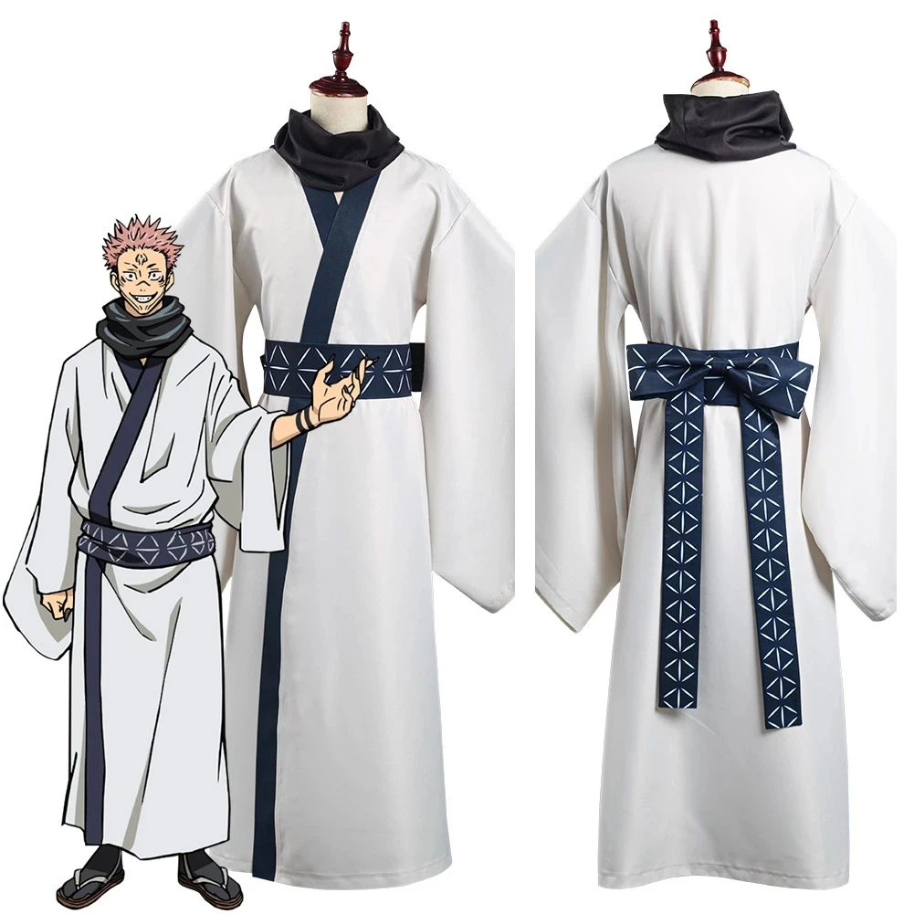 Anime Jujutsu Kaisen Ryomen Sukuna Cosplay Costume Japanese Kimono ...