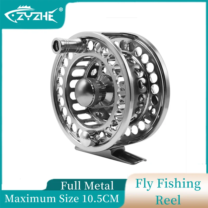 ZYZ-Fly-Fishing-Reels-Full-metal-Front-Spinning-Maximum-Size-10-5CM-All ...