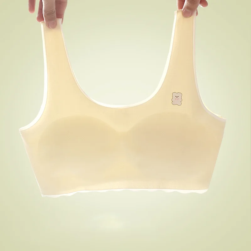 Girls-training-Bra-Kids-Cotton-Bras-New-Children-s-Solid-Color-Clothing ...