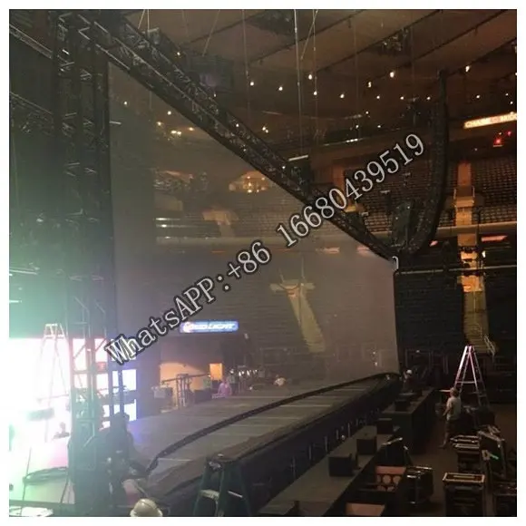 Popularon the stage for big show, 3D holographic projection screen mesh ...