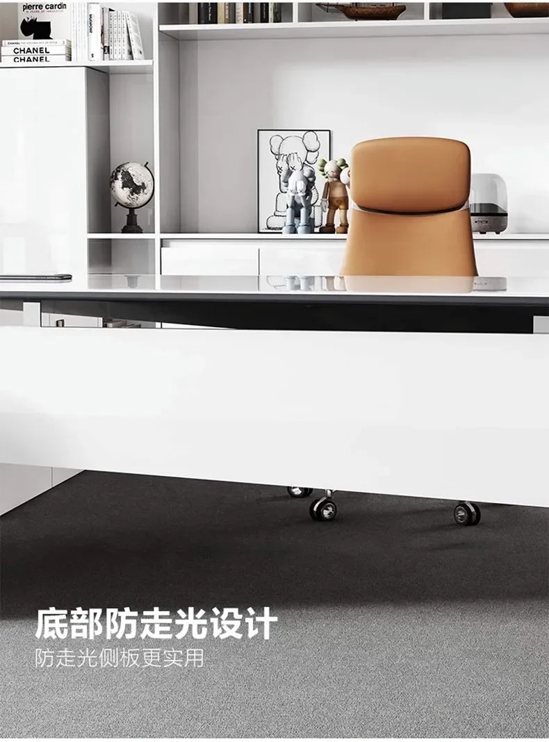 Monitor Stands Office Desk Wood L Shaped Storage Workbench Corner Writ ...