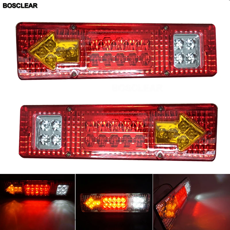 Esquerda-e-direita-Trailer-luzes-LED-caminh-o-invertendo-luzes-luzes-da ...