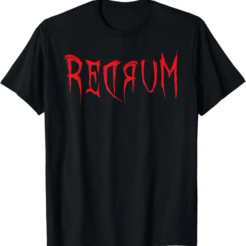 Redrum T Shirt Scary Creepy Bloody Halloween 2 - AliExpress 200000343