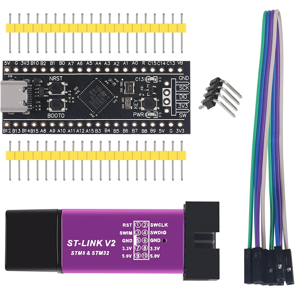 ST-LINK-V2-Simulator-Download-Programmer-Original-STM32F103C8T6-ARM ...