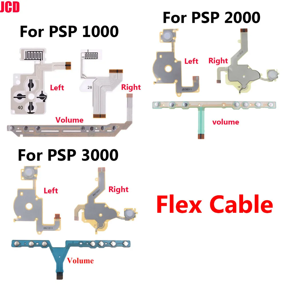 Jcd For Psp 3000 2000 1000 Direction Cross Button Left Key Volume Right ...