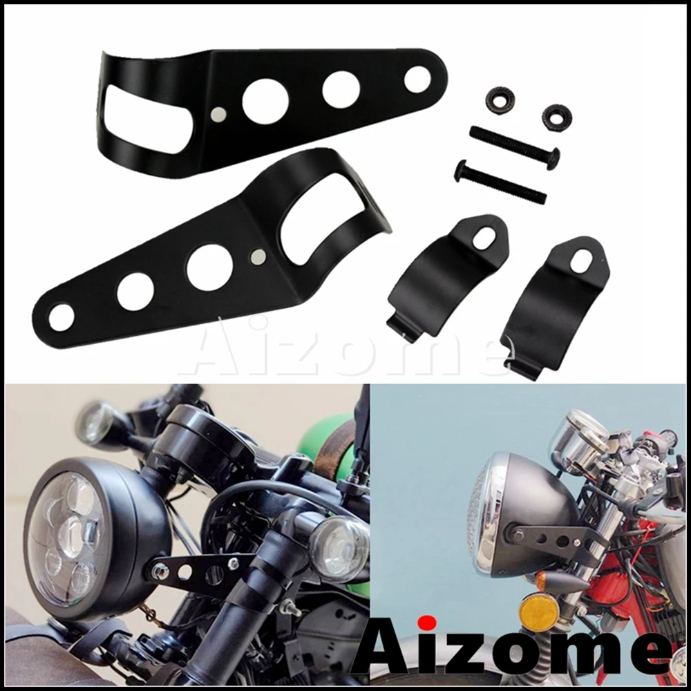 Motorcycle Headlight Brackets Fork Mount Clamps 35 43mm Motorbike ...