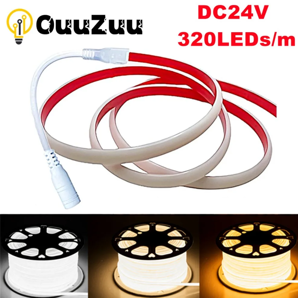 COB-LED-Strip-Light-DC24V-IP68-Waterproof-CRI90-Flexible-LED-Tape ...