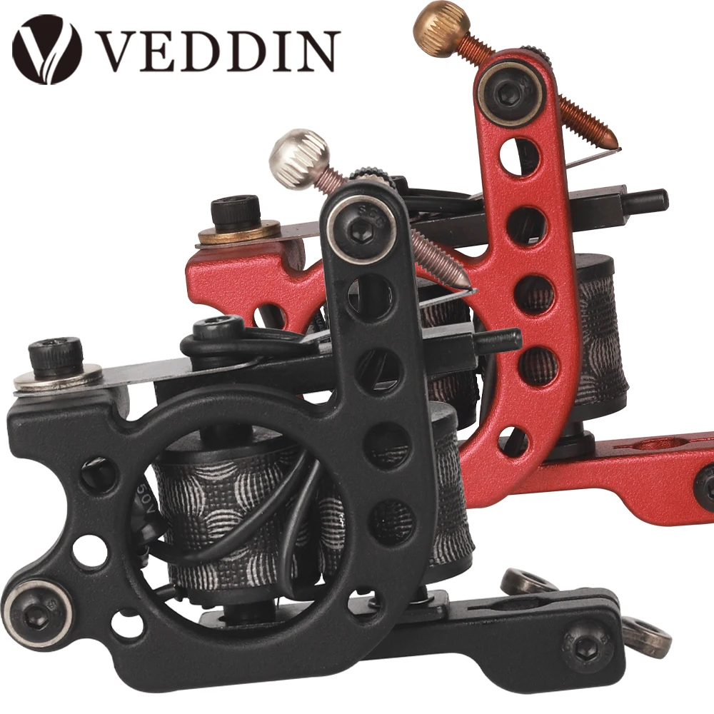 Professional-Coil-Tattoo-Machine-Wire-Cutting-10-Wraps-Coils-Tattoo-Gun ...