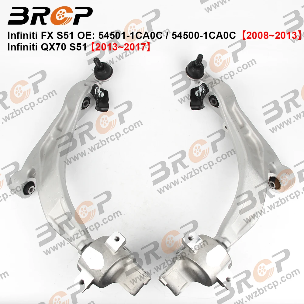BRCP-Pair-Front-Lower-Suspension-Control-Arm-For-Infiniti-FX-FX35-FX37 ...