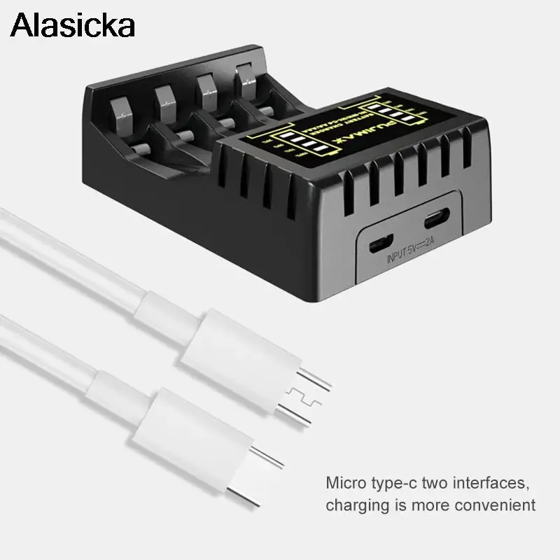 4-Slot-Battery-Charger-Ni-MH-Ni-Cd-Charger-with-LED-Indicator-for-Short ...