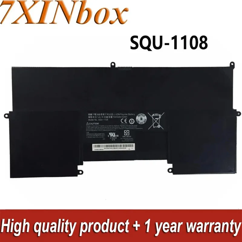 7XINbox-7-4V-7040mAh-52Wh-Original-SQU-1108-Laptop-Battery-For-Vizio ...