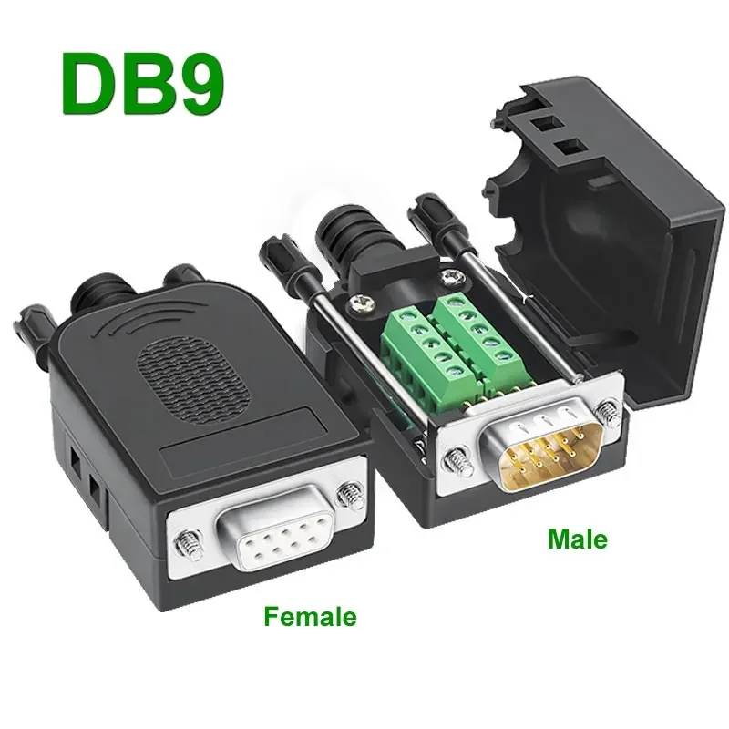 DB9-RS232-Connector-D-SUB-9-Pin-Male-Female-Plug-RS485-Breakout ...