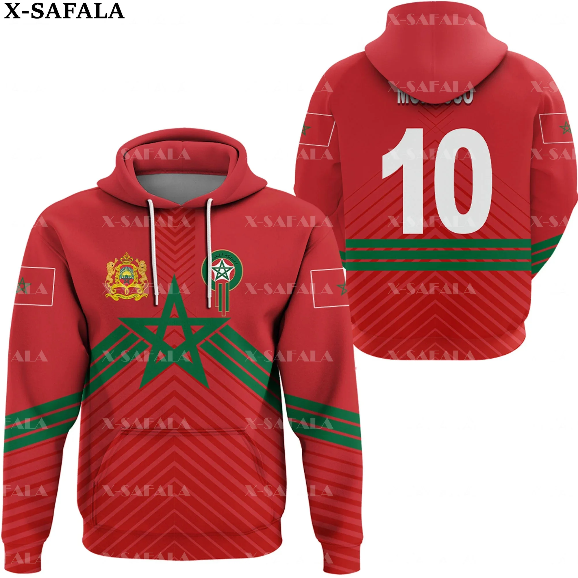 Morocco-Emblem-Country-National-flag-Spaint-Style-3D-Full-Print-Hoodie ...