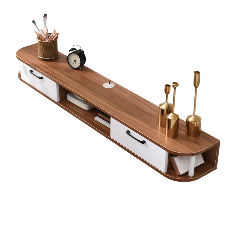 Hanging-Wall-Mount-TV-Cabinet-Small-Apartment-Living-Room-Solid-Wood ...