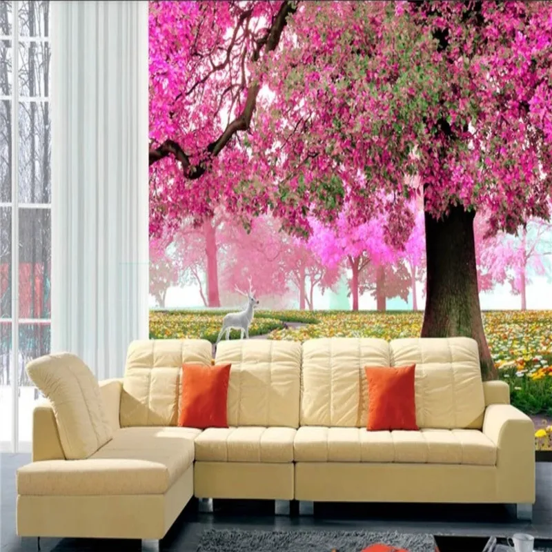 Red Cherry Tree Wallpaper