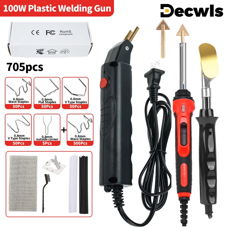 de solda 100 w kit de reparo de pára choques de carro máquina de solda ...