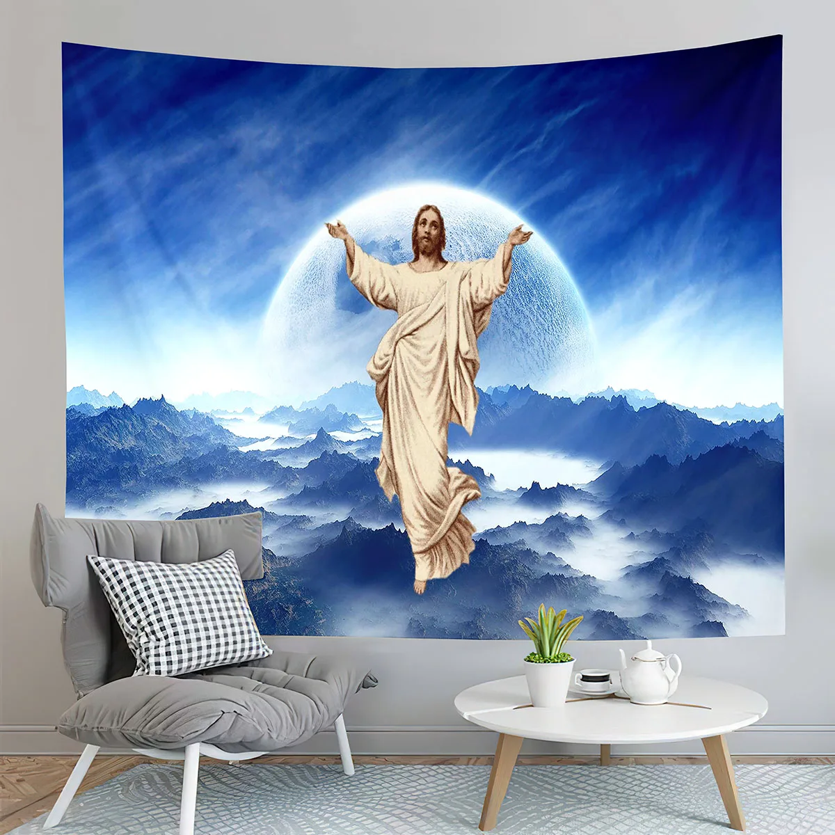 Jesus-Tapestry-Christianity-Tapestry-Holiday-Party-Tapestry-Wall ...