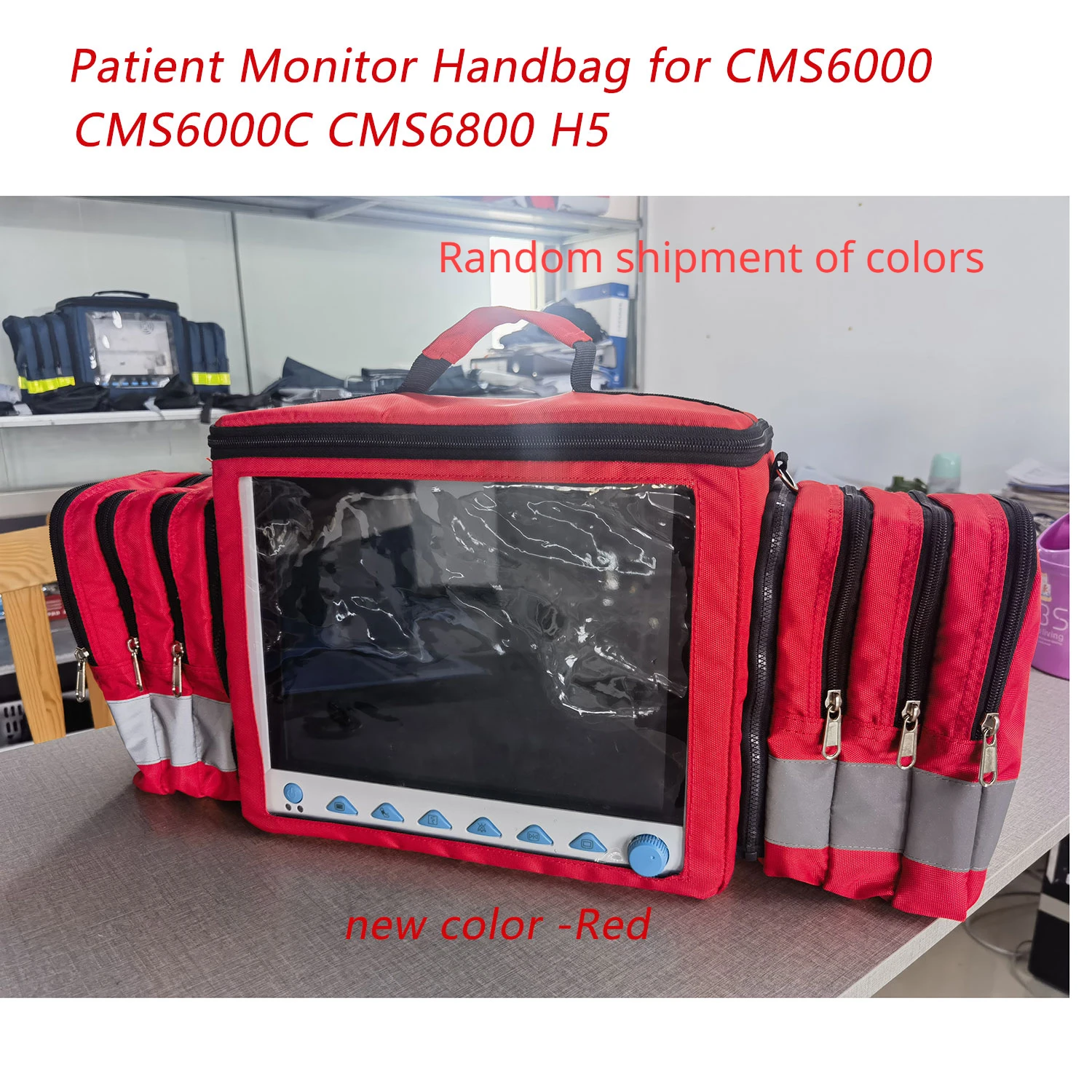 8-Screen-Patient-Monitor-Handbag-ICU-Vital-Signs-Monitor-Carrying-Bag-for-CONTEC-CMS6000 ...