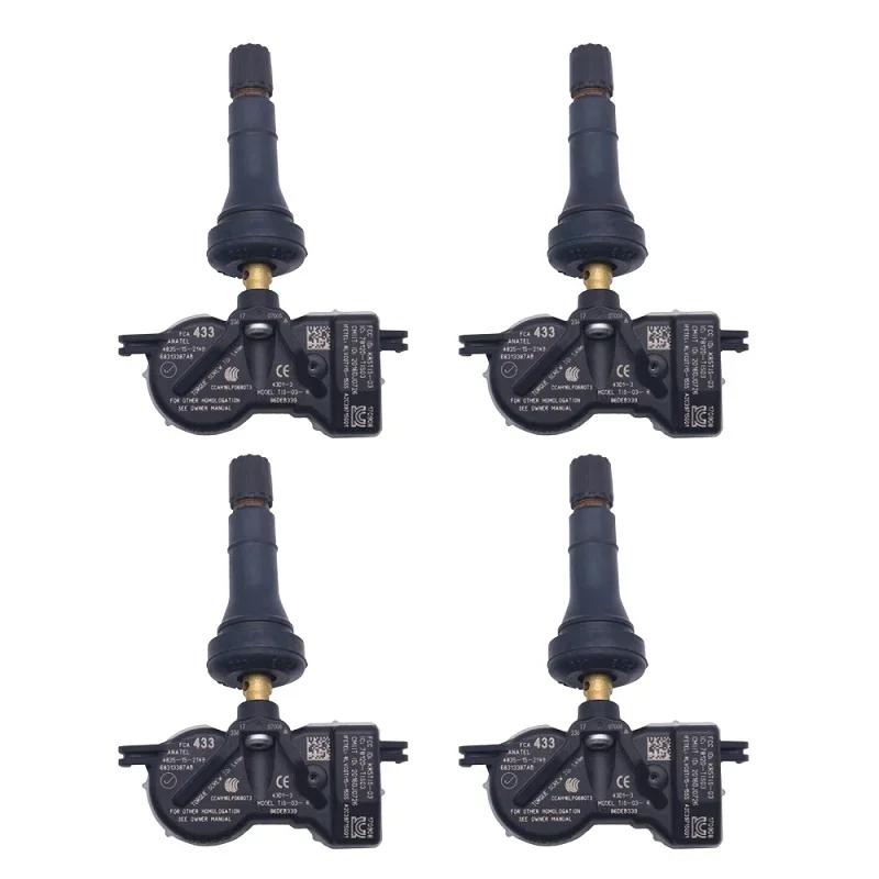 1/4PCS 433MHZ TPMS Tire Pressure Sensor For Chrysler 200 Pacifica ...