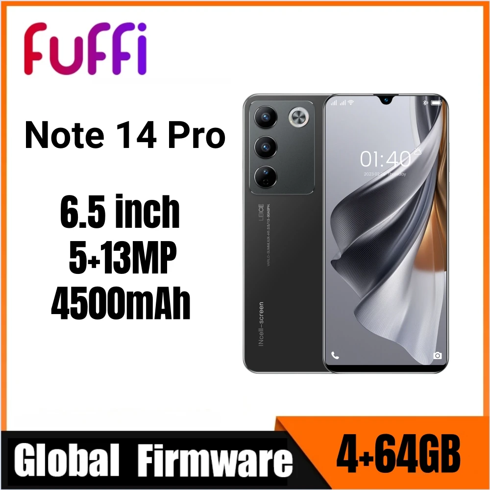 FUFFI-Note-14-Pro-Android-Cellphones-6-5-inch-4-64GB-ROM-5-13MP-Mobile ...