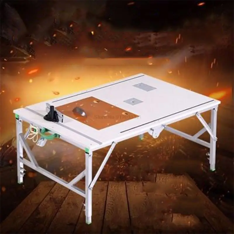 Multifunctional-Woodworking-Workbench-Small-Saw-Table-Portable-Folding ...