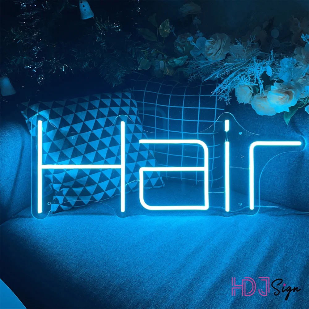 Hair-Neon-Sign-Christmas-Gift-Custom-LED-Light-Wall-Decor-For-Beauty ...